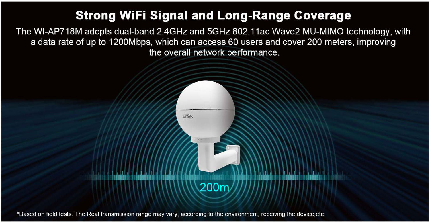 Outdoor Wireless Access Point | Cloud Management – WeSupplySecurity